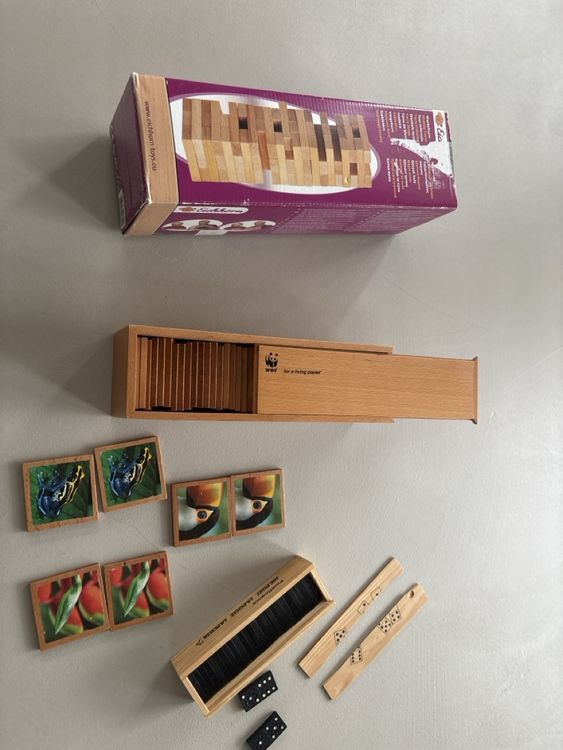 Jenga und Memory Holzspiel (Gebraucht) in Neftenbach für CHF 15 – mit ...
