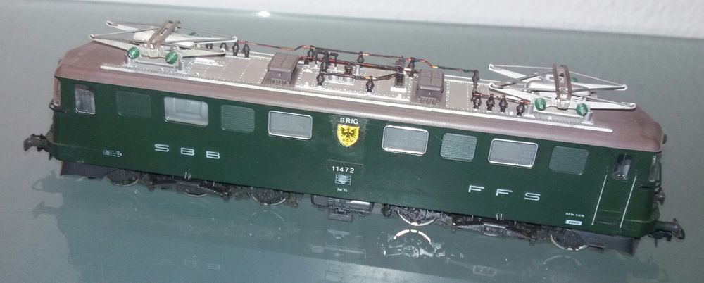 Roco 4195 - E-Lok Ae 6/6 SBB H0 GS mit OVP - analog (Gebraucht) in Giebenach für CHF 59 – mit ...