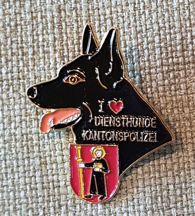 L100 Pin I Like Diensthunde Kantonspolizei Glarus (Gebraucht) in Reinach BL für CHF 2 – mit ...