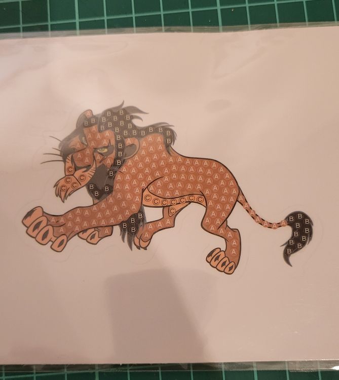 Disney 100 Crystal Art Sticker - Scar (Neu und originalverpackt) in ...