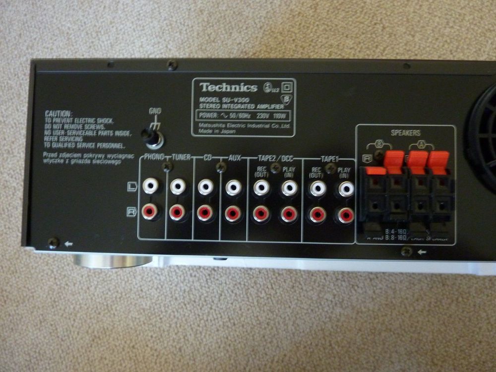 TECHNICS STEREO Verstärker Intergrdedet Amplifilter SU-V300 (Gebraucht ...