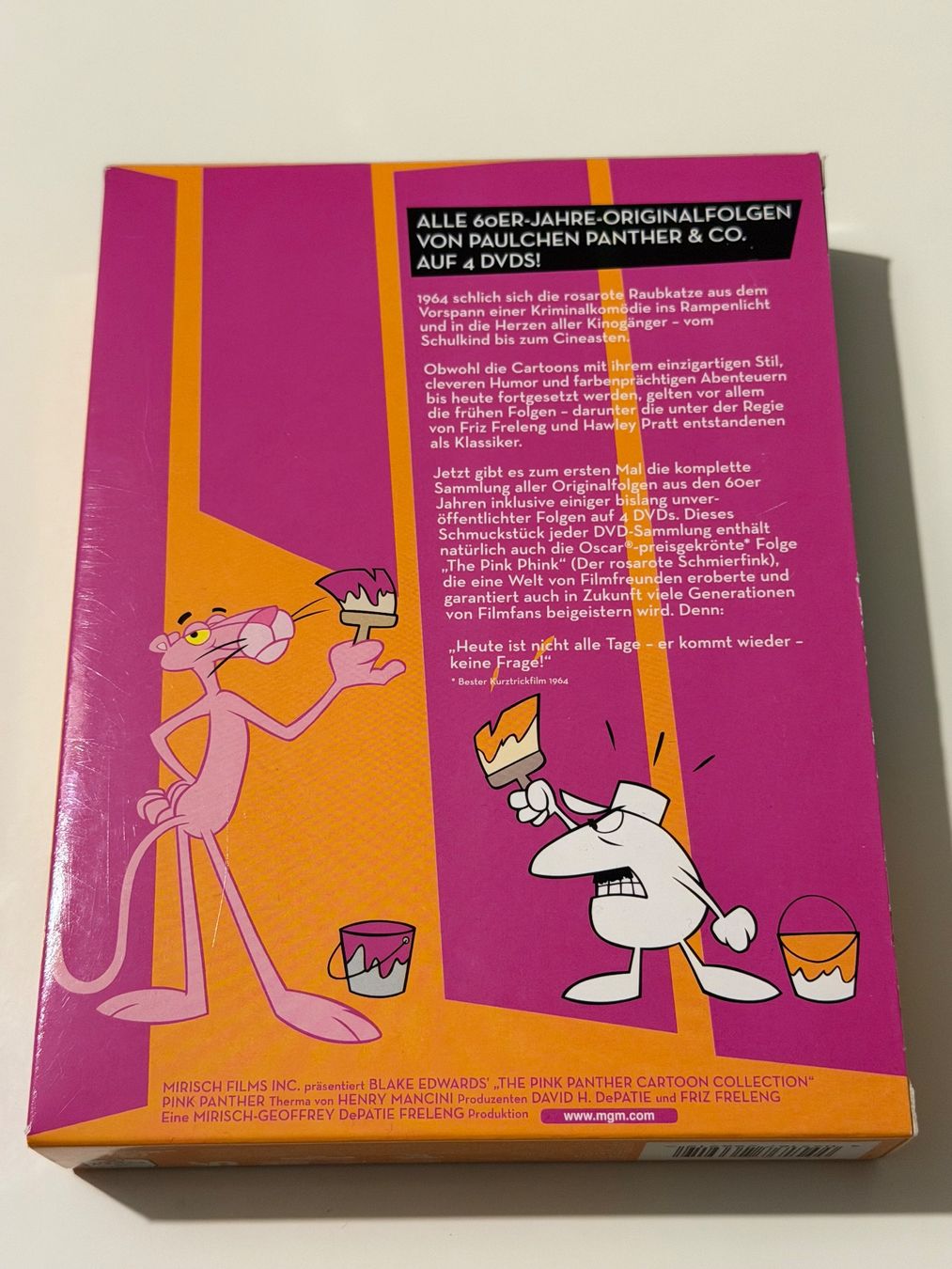 Der Rosarote Panther Cartoon Collection DVD Schuber Box-Set (Neu ...