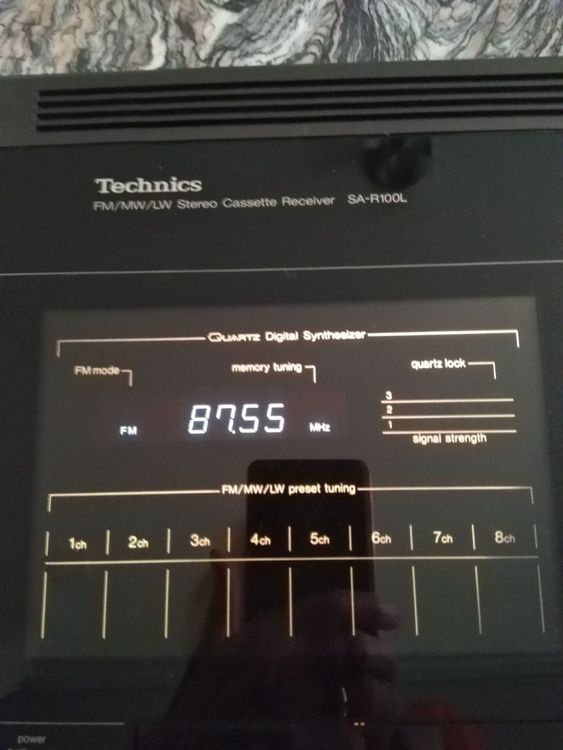 TECHNICS SA-R100 FM/AM Stereo Cassette Receiver+ BDA (Defekt) in Hinwil ...
