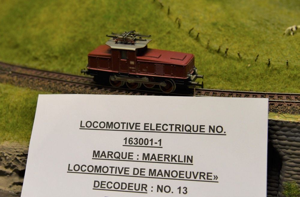 Br 163 001-1 DB Märklin HO AC réf: 3001 (Gebraucht) in CHENE BOUGERIES ...