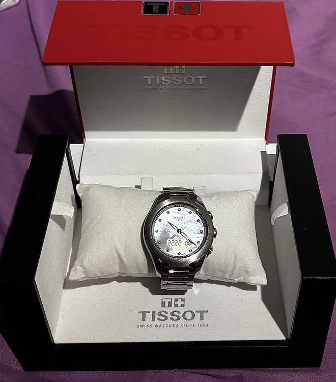 Tissot t-touch solar watch lady pearl diamond (Gebraucht) in Ballens ...