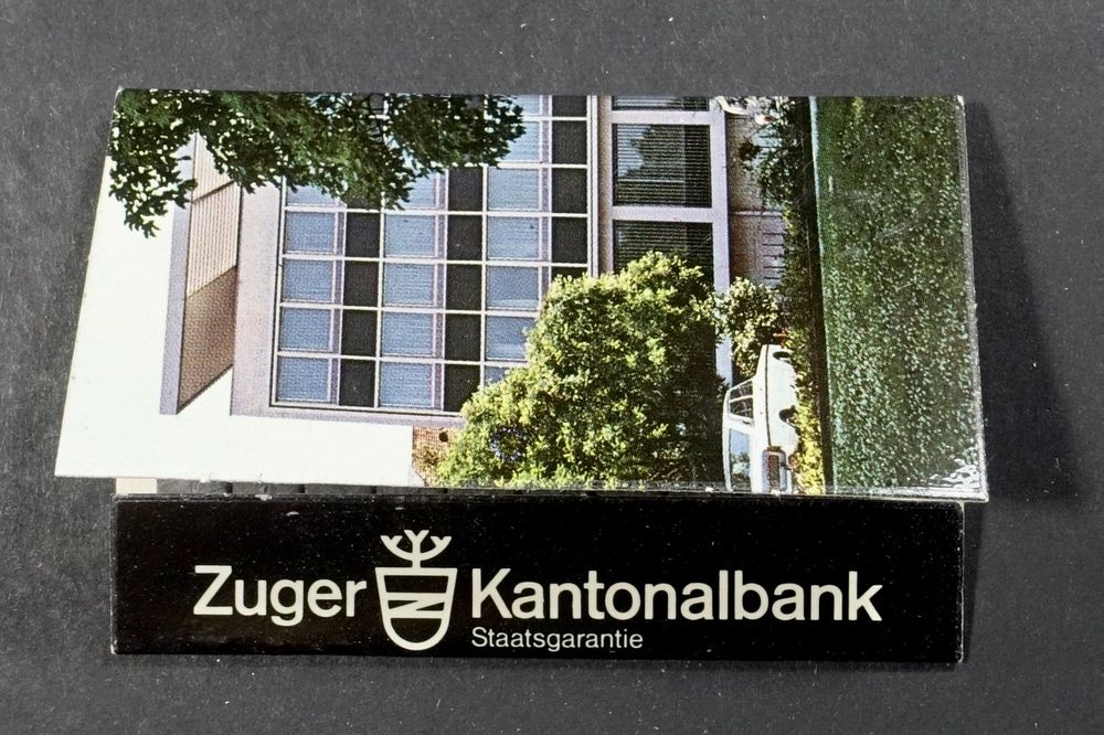 Zug, Zuger Kantonalbank, alte Streichhölzer, komplett, Bank | Kaufen auf Ricardo