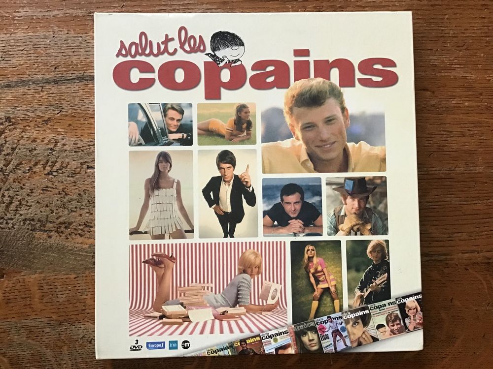 Coffret 3 DVD + livret Salut les copains Hallyday … (Gebraucht) in ...