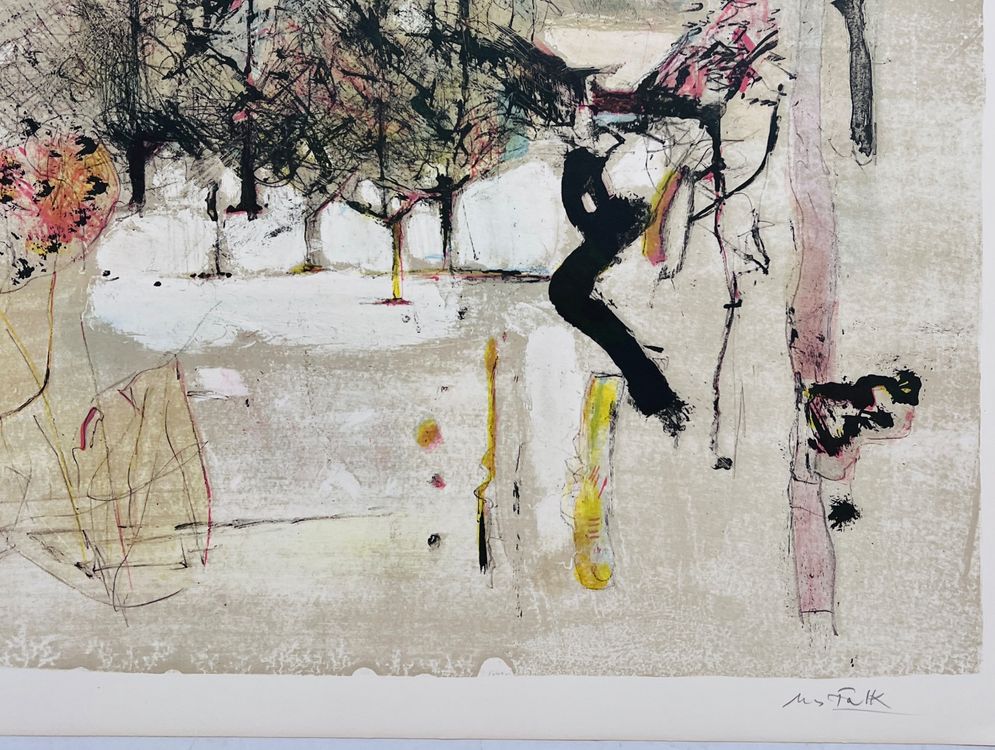 Hans Falk ( 1918-2002) Lithografie Handsigniert nummeriert (Gebraucht) in Root für CHF 10 – mit ...