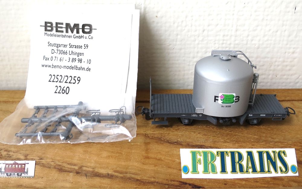 BEMO HOm 2252 RHB WAGON DE CIMENT Zementsilowagen OVP | Kaufen auf Ricardo