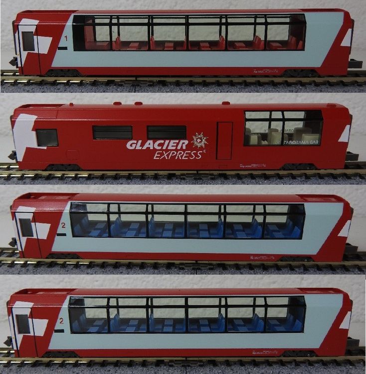 RhB Glacier Express 4 er Set 10 1146 Kato Spur N Neu OVP | Kaufen auf ...
