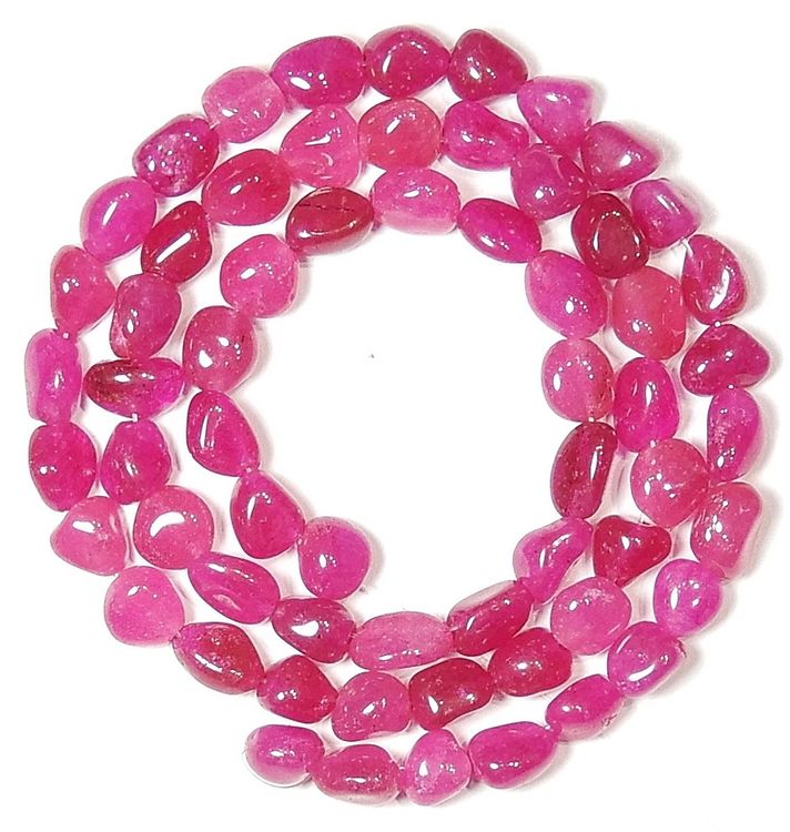 1 Strang natürliche pink Rubin Free Form Perlen | Kaufen auf Ricardo