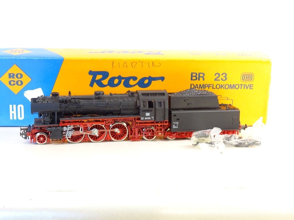 Roco 04120A Dampflok BR23 105 DB, Schwarz, H0,GS/DC,OVP | Kaufen auf Ricardo