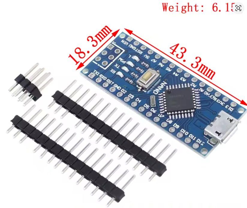 Arduino Nano kompatibles Board ATMEGA328P CH340 USB-C 16MHz (Neu und ...