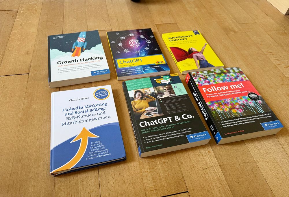 Lehrbücher Set Social Media Chat GPT Marketing ab 30.- (Neu (gemäss ...