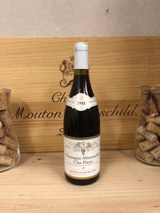 1988 CHASSAGNE MONTRACHET 1. CRU CLOS PITOIS JOSEPH BELLAND (Neu und ...