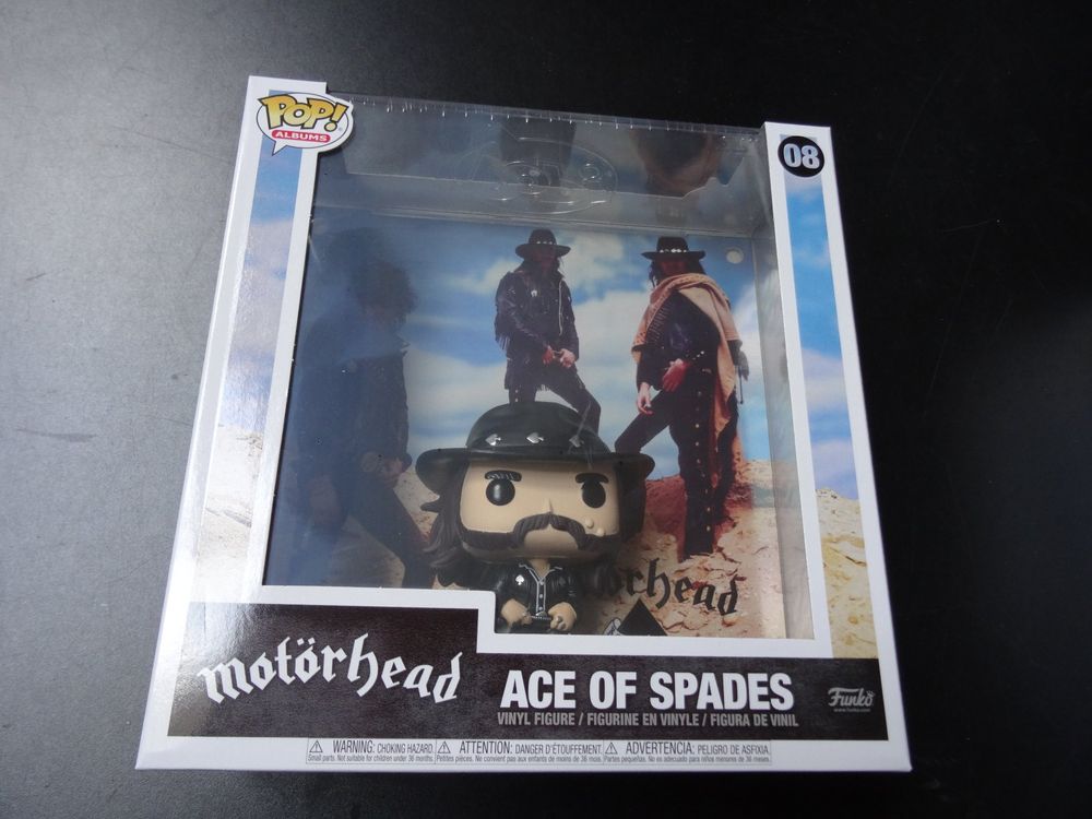 Motorhead POP! Albums Vinyl Figur Ace of Spades 9 cm (Neu und ...