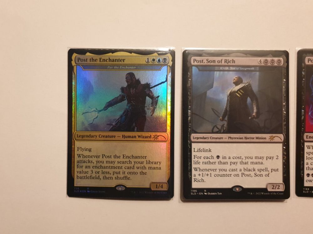 Secret Lair x Post Malone - Three Cards | Kaufen auf Ricardo