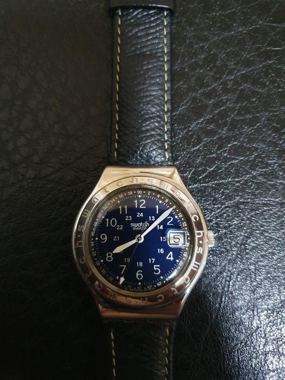 Montre Swatch irony HAPPY JOE BLUE YGS400 AG 1993 fonctionn | Kaufen auf Ricardo