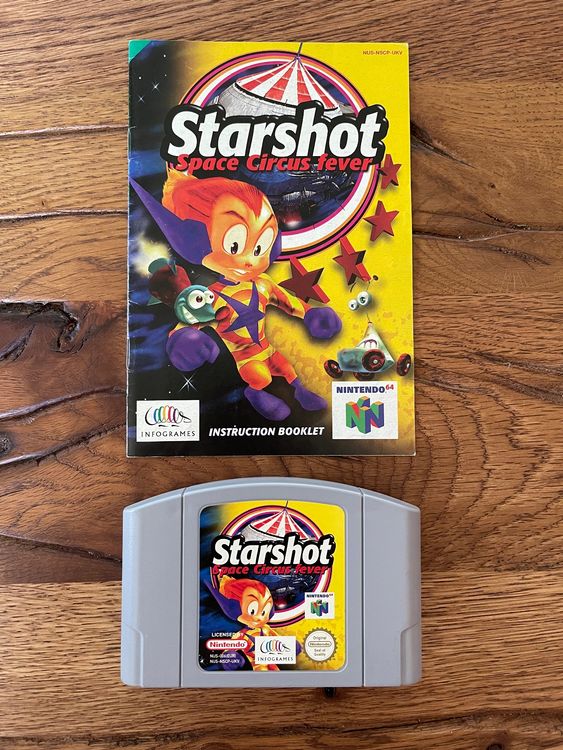 Starshot: Space Circus Fever - N64 Top Zustand Mit Anleitung (Gebraucht ...