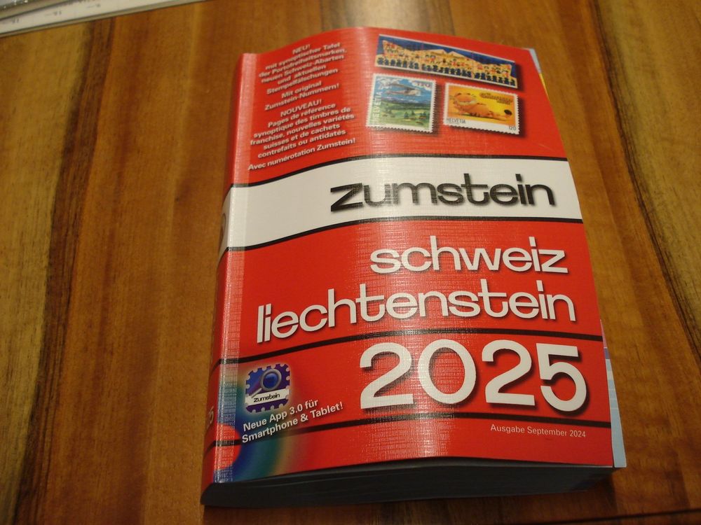 Zumstein Briefmarkenkatalog Schweiz -Liechtenstein 2025 (Gebraucht) in ...
