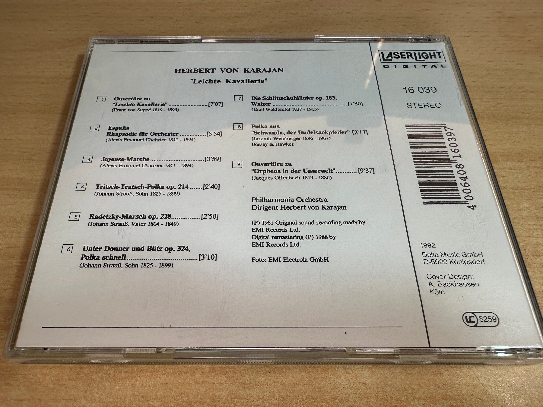 G2 Herbert von Karajan – Leichte Kavallerie (Gebraucht) in Rikon im ...