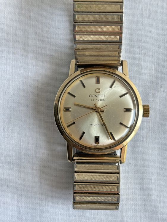 Herren Armbanduhr CONSUL 30 Rubis, Automatic | Kaufen auf Ricardo Herren Armbanduhr CONSUL 30 Rubis, Automatic | Kaufen auf Ricardo