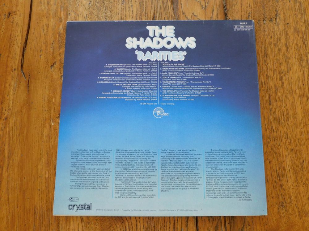 The Shadows – Rarities (Gebraucht) in Emmenbrücke für CHF 1 – mit ...