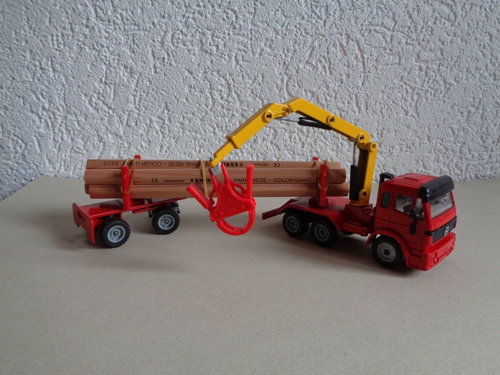 SIKU 3915 Mercedes Sk fl mit Langgutnachläufer - OVP (Neu und ...