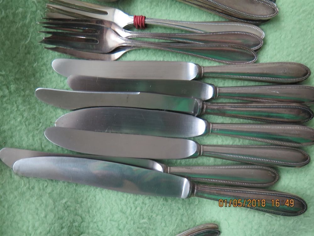 WMF 90er Silberbesteck, 24 teilig Perlen | Kaufen auf Ricardo