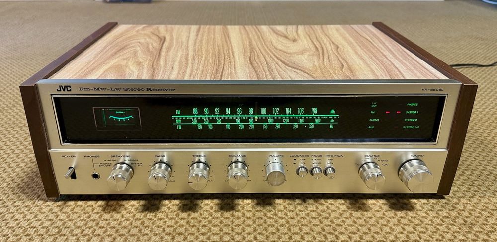 VINTAGE Hi-Fi Receiver(Verstärker) JVC VR-5505L von ca. 1975 (Gebraucht ...
