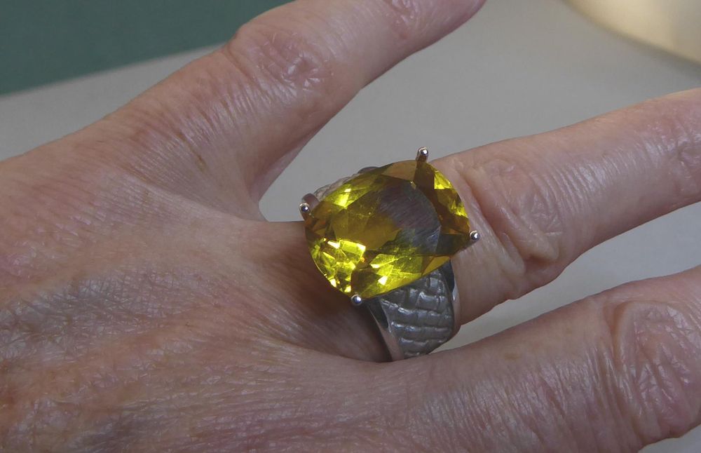 Ring 925 Silber mit echtem Quarz Stein (Gebraucht) in Muri AG für CHF ...