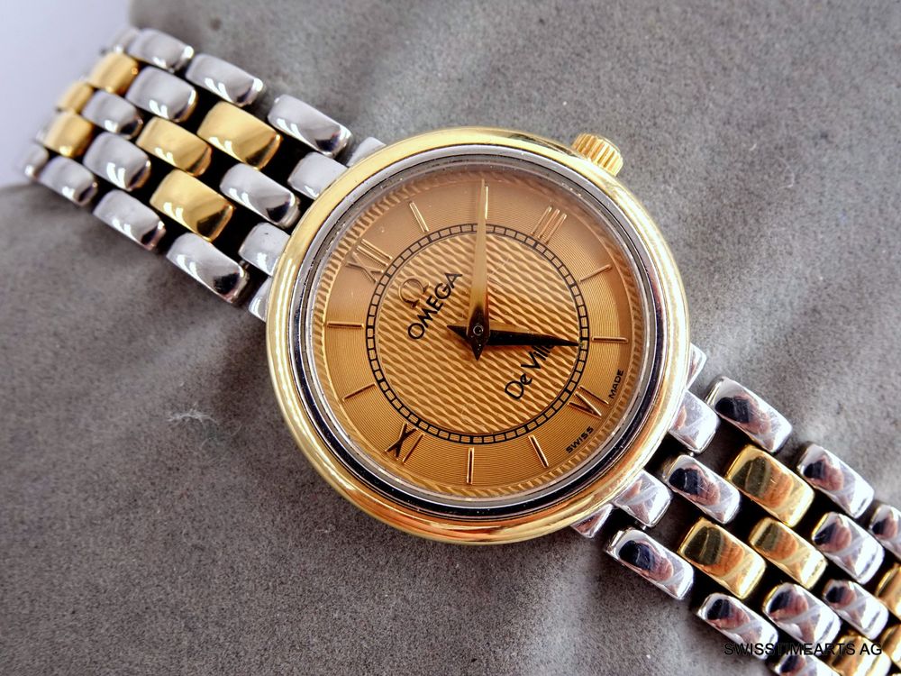 OMEGA DE VILLE PRESTIGE 18K/SS REF.795.1471 DAMENUHR (Gebraucht) in ...