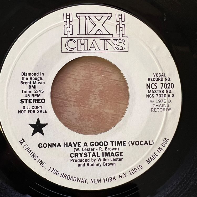 Crystal Image - Gonna Have A Good Time / US-Promo 1976 (Gebraucht) in ...
