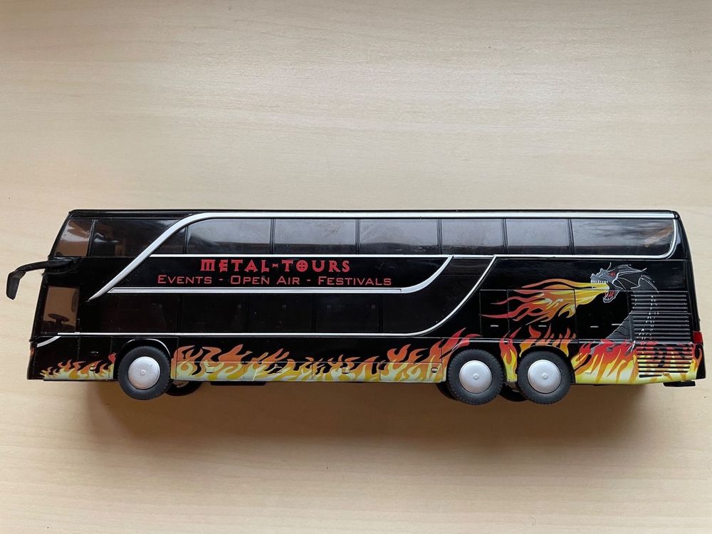 SIKU Setra Doppeldeckerbus "Metal Tours" (Gebraucht) in Basel für CHF ...