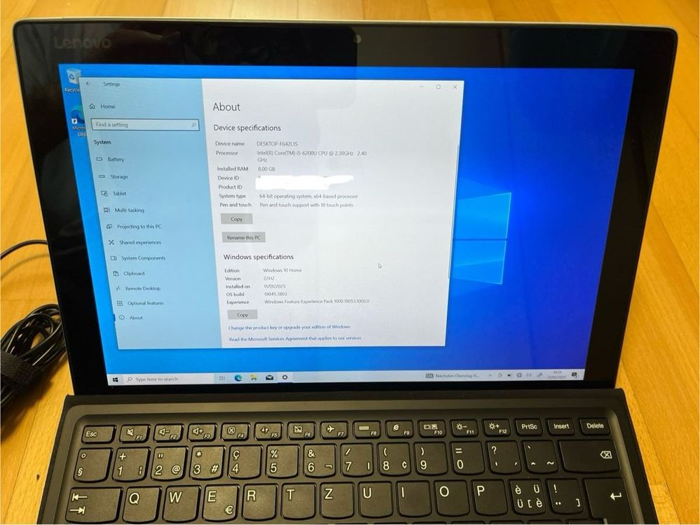 Tablet/Notebook Lenovo Ideapad Tochscreen (Gebraucht) in Kaisten für ...