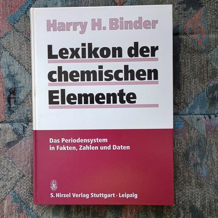 Lexikon der chemischen Elemente (Gebraucht) in St. Gallen für CHF 15 ...