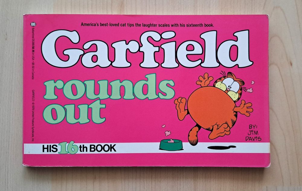 VINTAGE: Garfield "ROUNDS OUT" - 16th - First Edition 1988 (Gebraucht ...