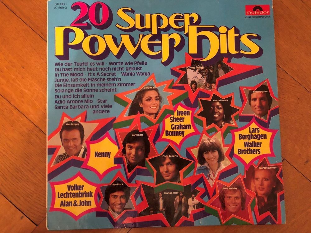 LP. 20 Super Power Hits. Von 1976. (Gebraucht) in Basel für CHF 5 – mit ...