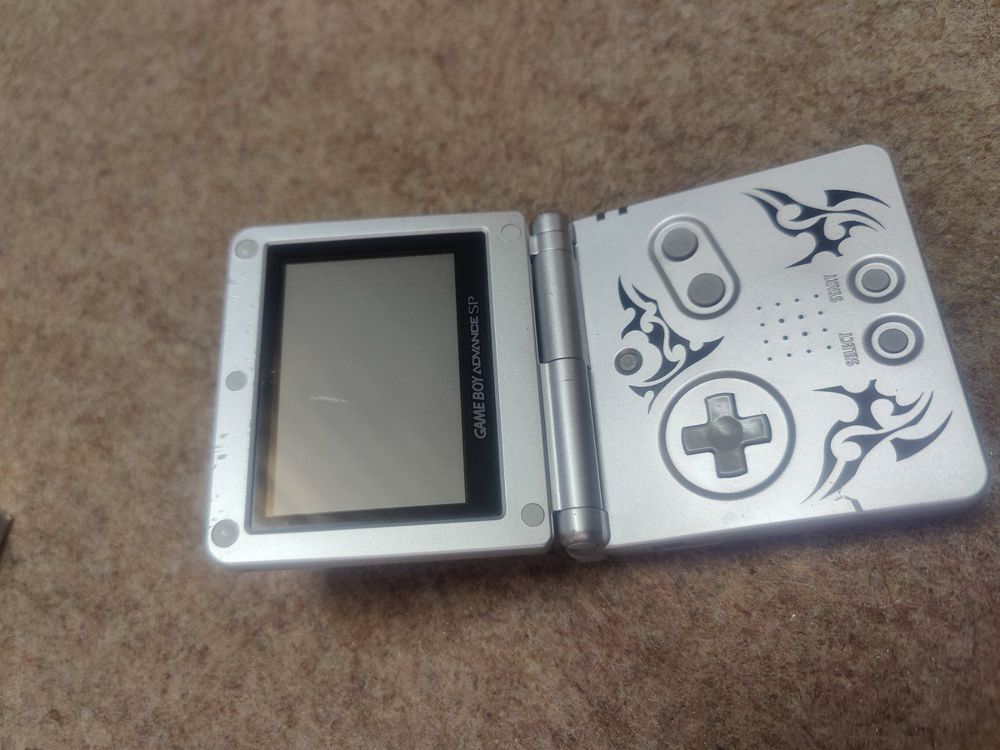 Gameboy Advance SP Tribal inkl. OVP CIB | Nintendo GBA SP (Gebraucht ...