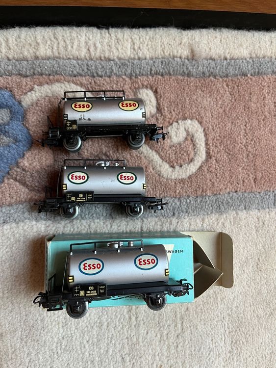 Märklin 4501 alte Esso Kesselwagen 3x guter Zustand | Kaufen auf Ricardo