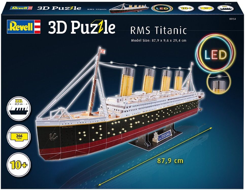 puzzle 3d rms titanic led (Neu und originalverpackt) in Alle für CHF 25 ...