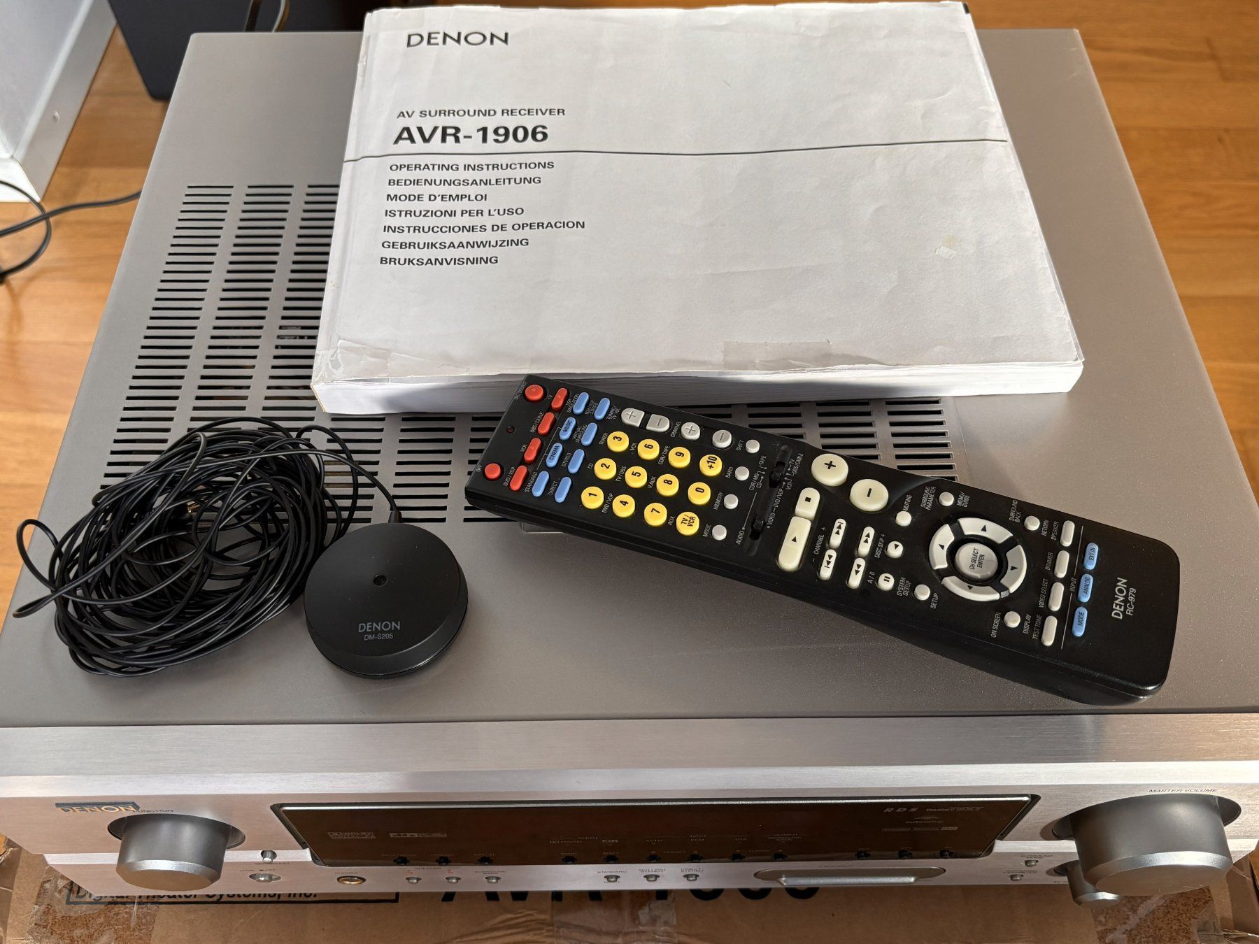 Denon AVR‑1906, AV-Surround-Receiver 7.1, Zubehör + OVP, Top (Gebraucht ...