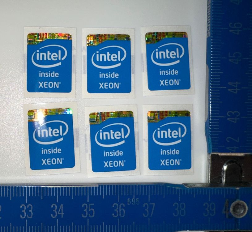 INTEL CORE XEON AUFKLEBER ¦ STICKER | Kaufen auf Ricardo