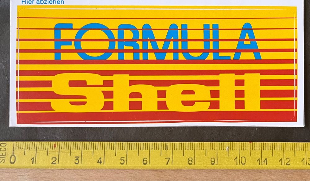 Formula Shell/ Aufkleber ca, 1970-80 | Kaufen auf Ricardo