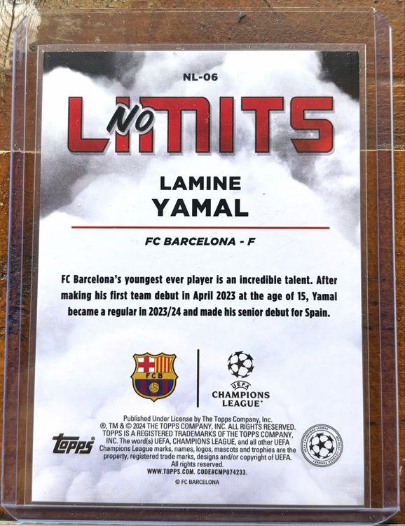 Lamine Yamal No Limits RC 44/50 (Gebraucht) in Les Diablerets für CHF ...