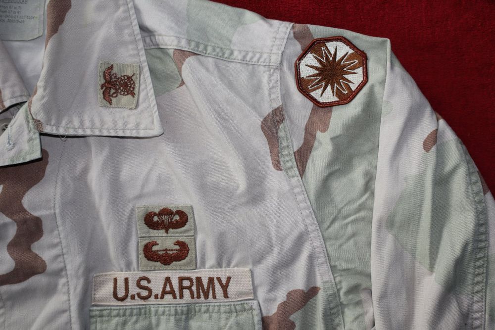 US Army DCU Shirt und Hose Major Quartiermeister 13th COSCOM (Gebraucht ...