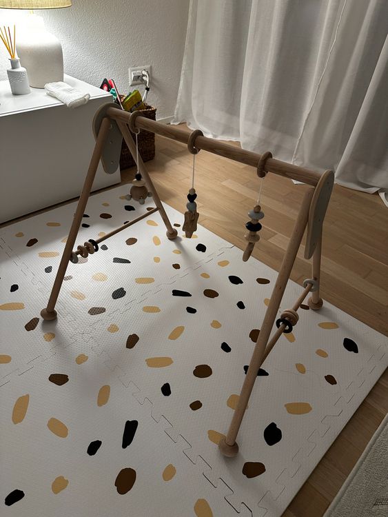 Babyspielgerät Stern, nature schwarz / Baby play arch wooden (Gebraucht ...