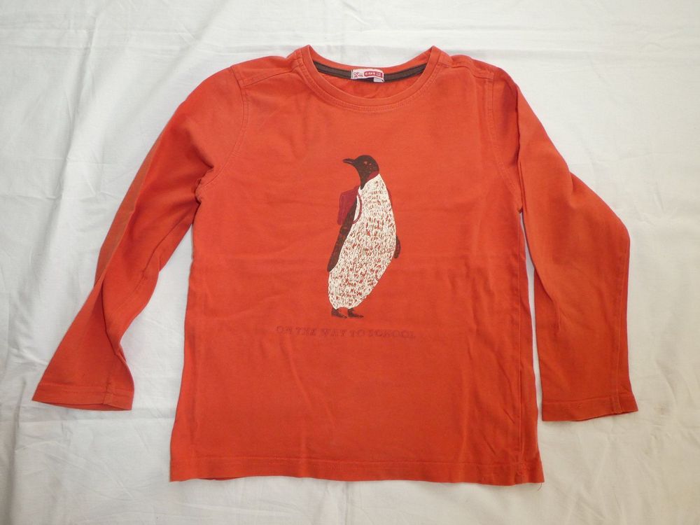 Langarm-Shirt Pinguin von DPAM Gr. 114cm (Gebraucht) in Zürich für CHF ...