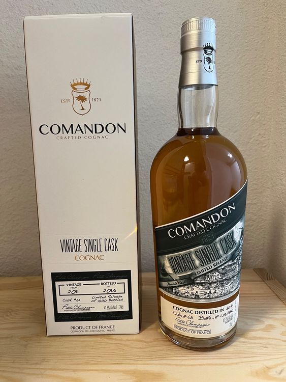 Cognac COMANDON Single Cask Petite Champagne AOC 2011 #02 (Neu und ...
