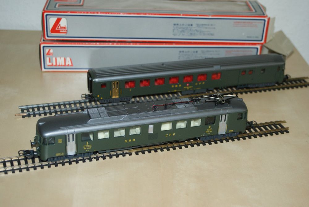 Lima 208031 LG Triebwagen RBe 4/4 SBB H0 GS ...PLUS 309151L (Gebraucht) in Zürich für CHF 37 ...